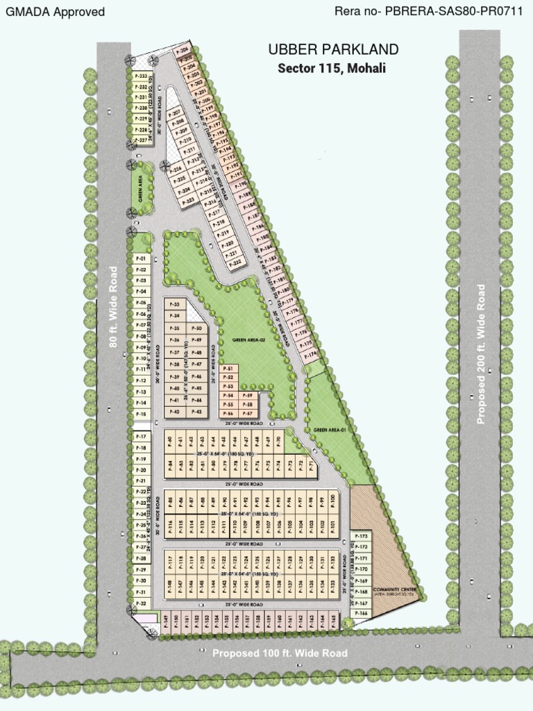 Ubber Parkland - Site Map | PDF