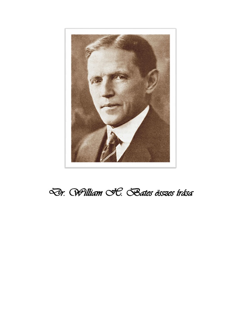 DR William Bates Fordítások | PDF