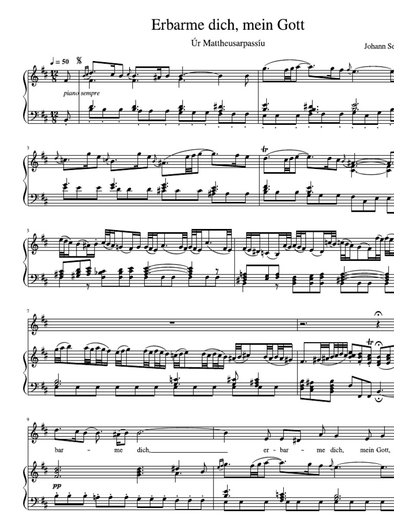 Erbarme Dich | PDF