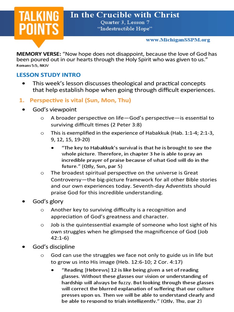 In The Crucible With Christ | PDF | God | Prayer