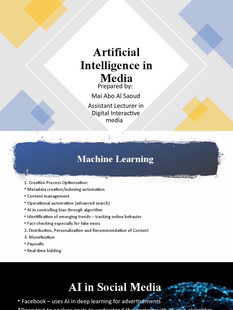 Artificial Intelligence in Media | PDF | Artificial Intelligence ...