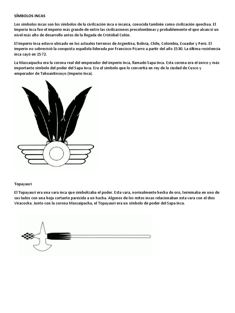 Símbolos Incas | PDF