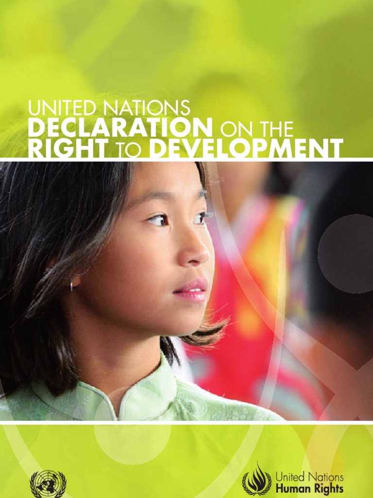 Right To Development | PDF | Human Rights | Natural And Legal Rights