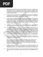 Standard Method of Measurement SMM7 | PDF