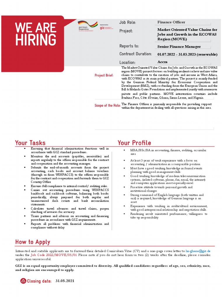 Market Oriented Value Chains For Jobs and Growth in The ECOWAS Region ...