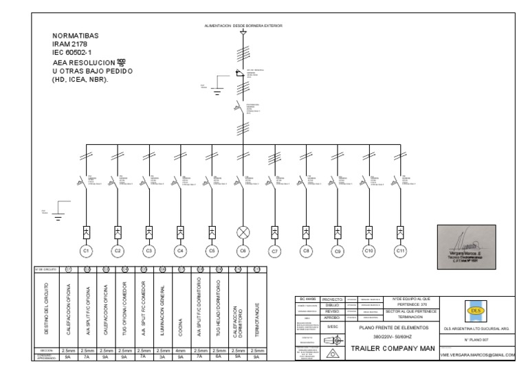 PLANOS UNIFILARES BC 44496 | PDF