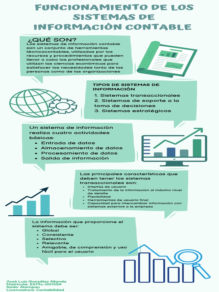 Infografia Sistema Contable | PDF | Contabilidad | Información