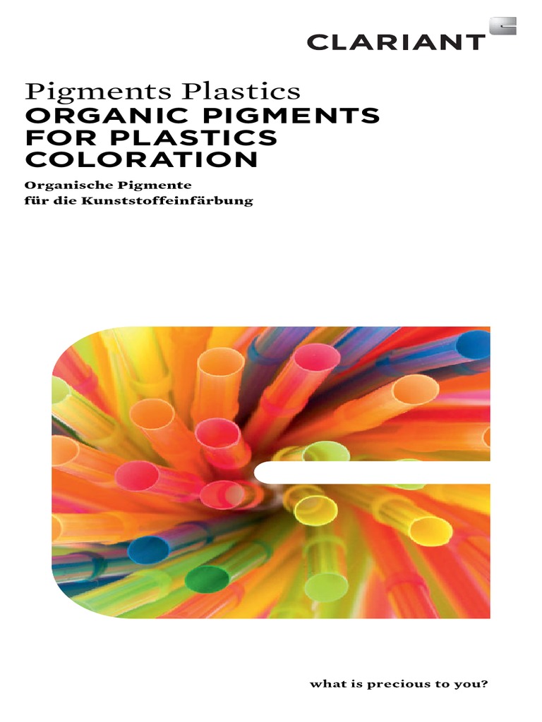 Clariant Brochure Shade Card Organic Pigments For Plastics Coloration ...
