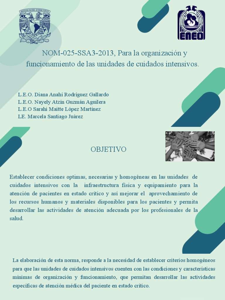 Norma Oficial Mexicana 025 | PDF | Medicina de Cuidados Intensivos ...