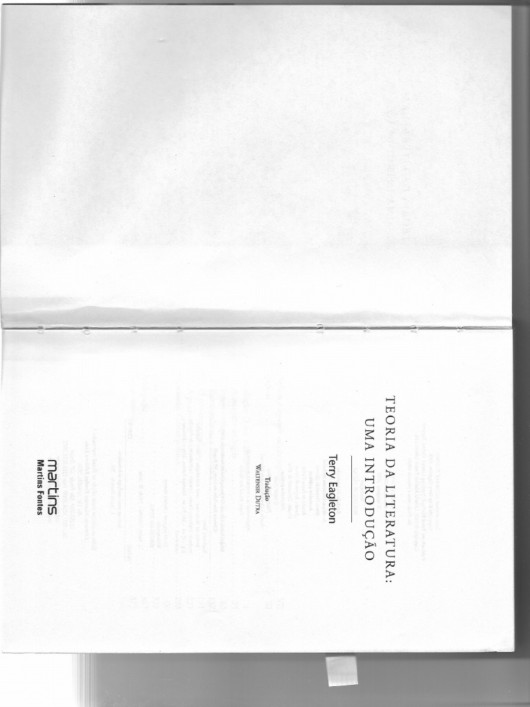 EAGLETON, Terry - Introdução À Teoria Literária | PDF