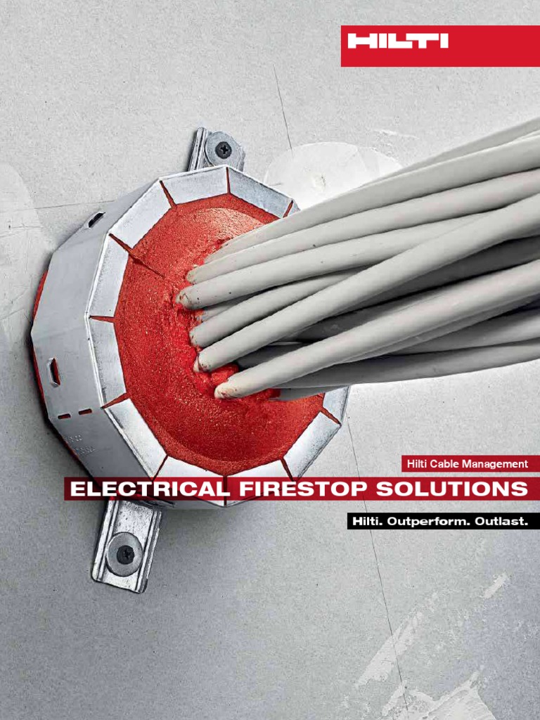 A Comprehensive Guide to Hilti's Cable Management and Firestop ...