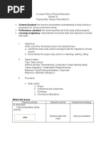 A Detailed Lesson Plan in Grade 2 (Physical Education) | PDF | Learning ...