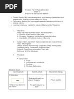 Detailed Lesson Plan in Physical Education Grade 2 Gerald | PDF ...