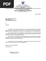 Request Letter To LGU | PDF