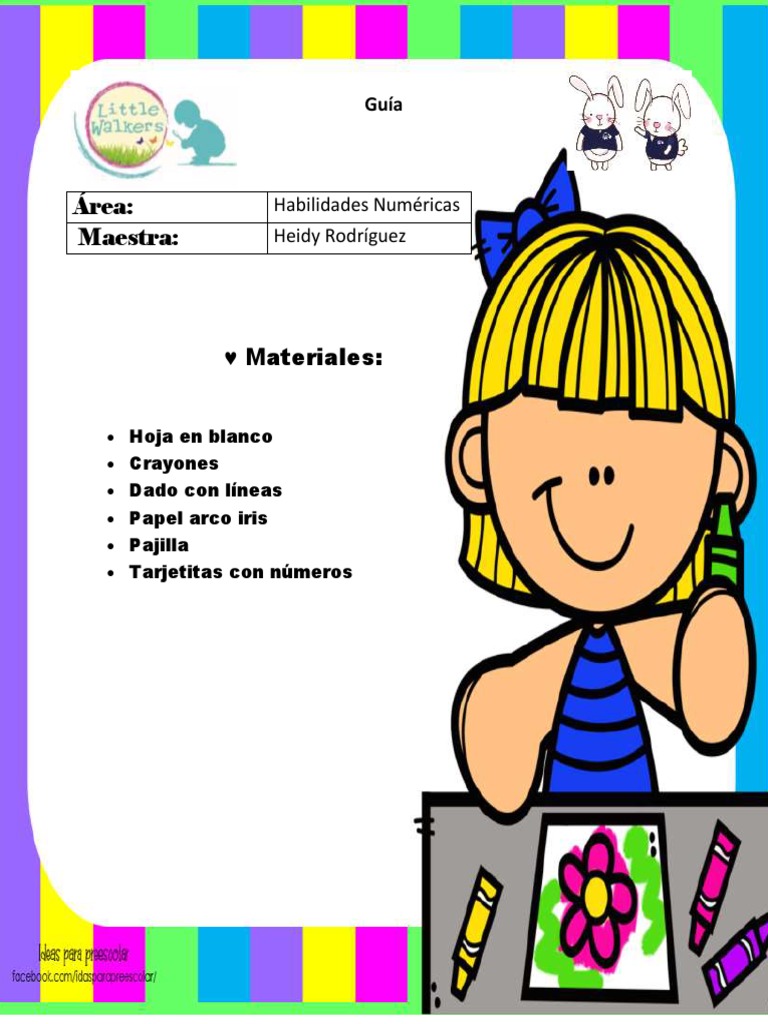 Actividades Creativas de Habilidades Numéricas | PDF | Hogar ...