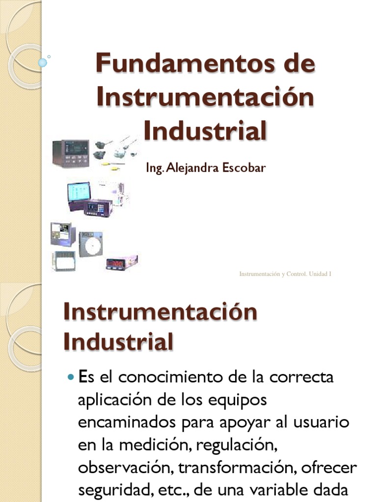 Fundamentos de Instrumentación Industrial | PDF | Electrónica | Medición
