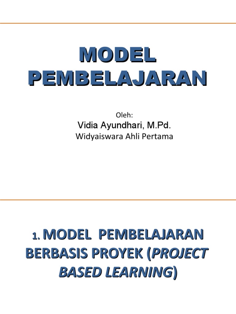 4 Perancangan Model Belajar | PDF