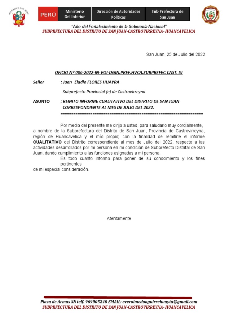 Modelo de Informes | PDF