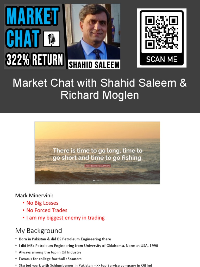 Trading Insights from Shahid Saleem & Richard Moglen | PDF | Gambling ...