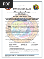 Tab B. Resolution - Eo - 1. Badac Reactivation | PDF | Government | Justice