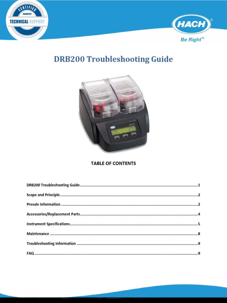 DRB200 Troubleshooting Guide | PDF | Home & Garden | Technology ...