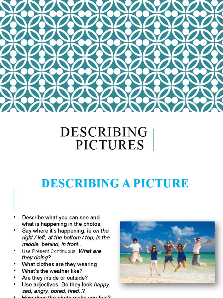 Describing A Picture | PDF