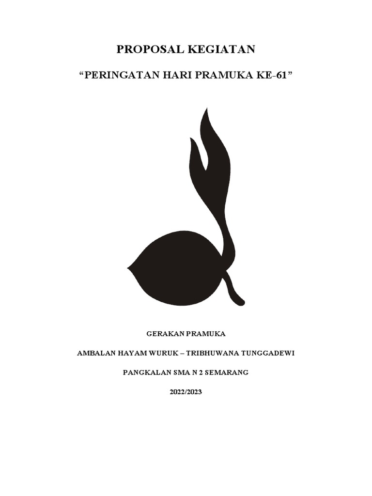 PROPOSAL Upacara Hari Pramuka | PDF