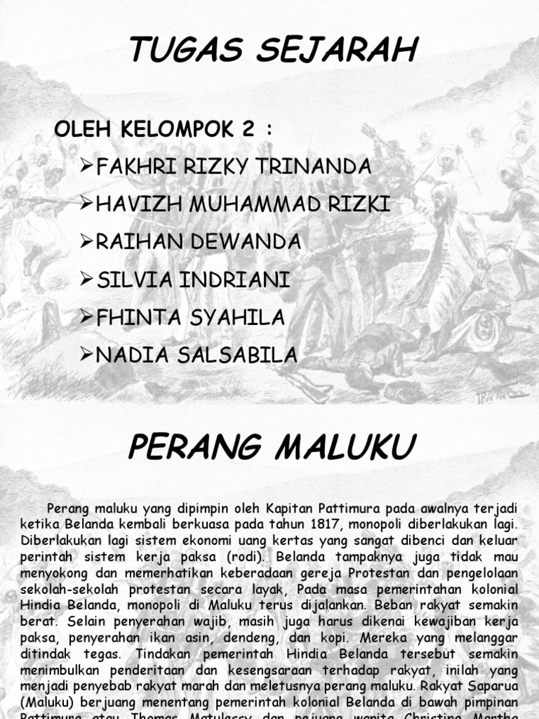 Perang Maluku | PDF