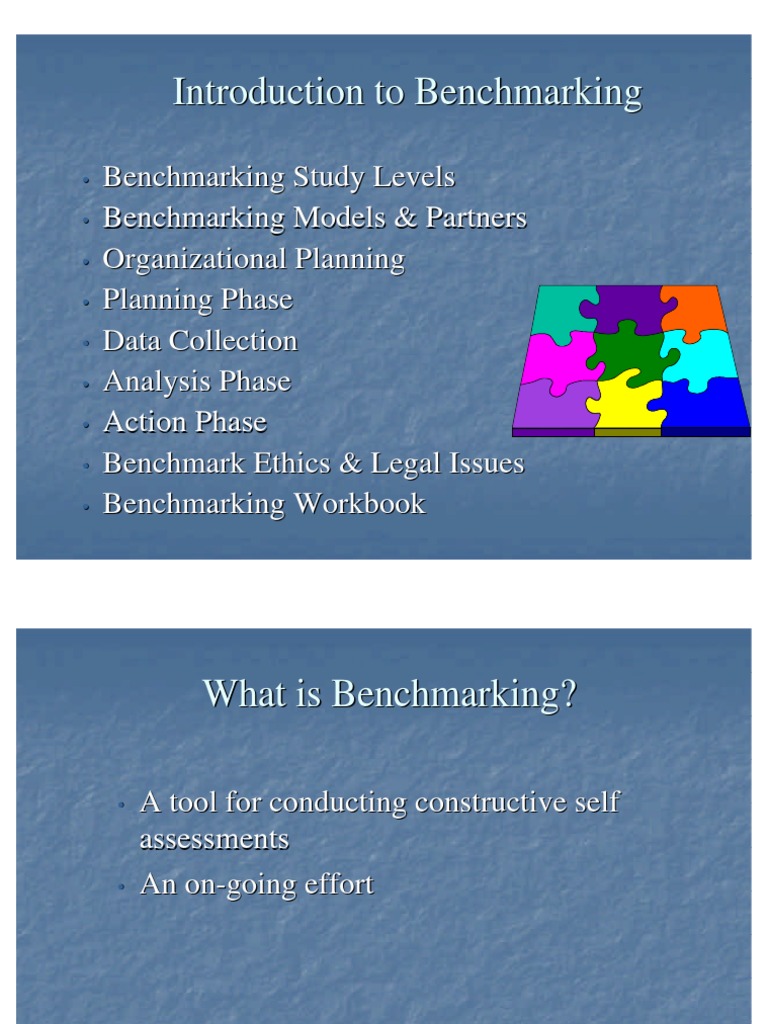 Introduction To Benchmarking | PDF | Benchmarking | Information