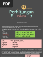 Rumus Perhitungan MACO dan NOEL | PDF