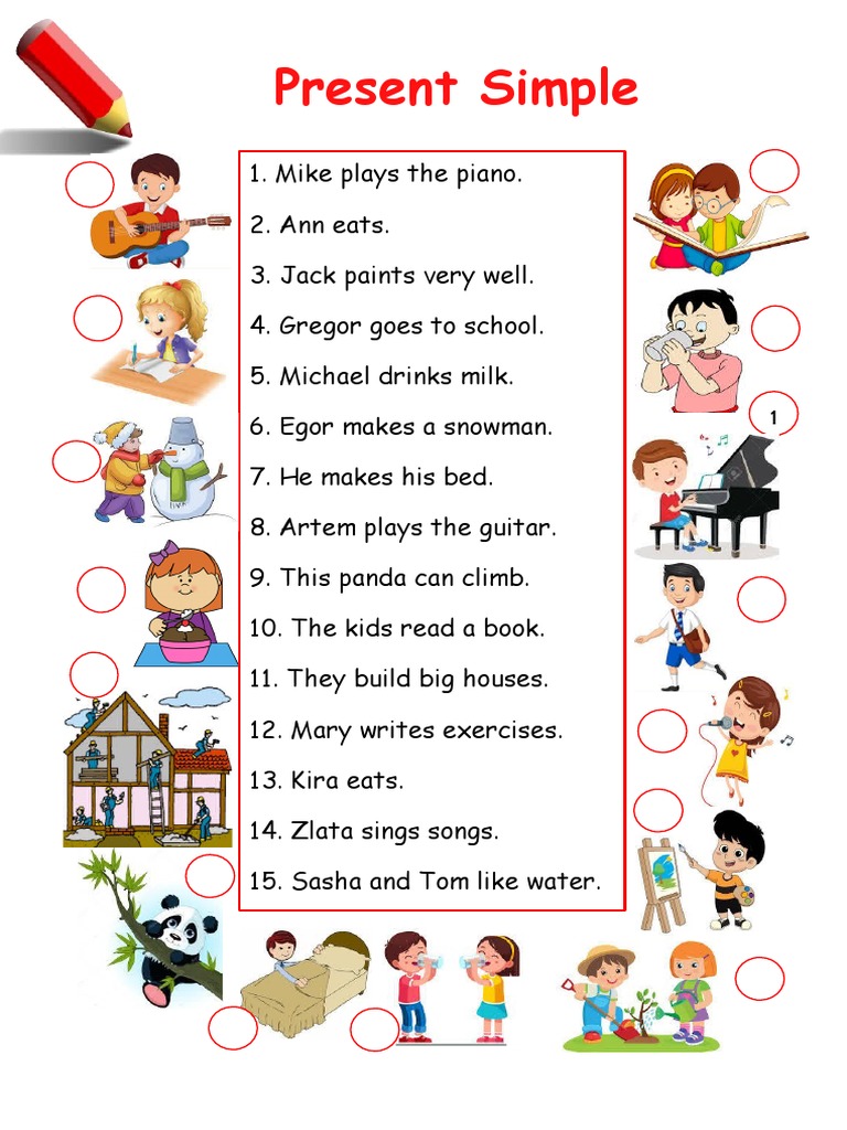 Present Simple Crosswords Fun Activities Games Games Grammar Dril ...