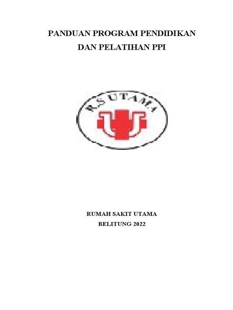 Panduan Pelatihan PPI RS Utama Belitung | PDF | Sains & Matematika