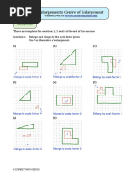Enlargements | PDF | Shape | Area