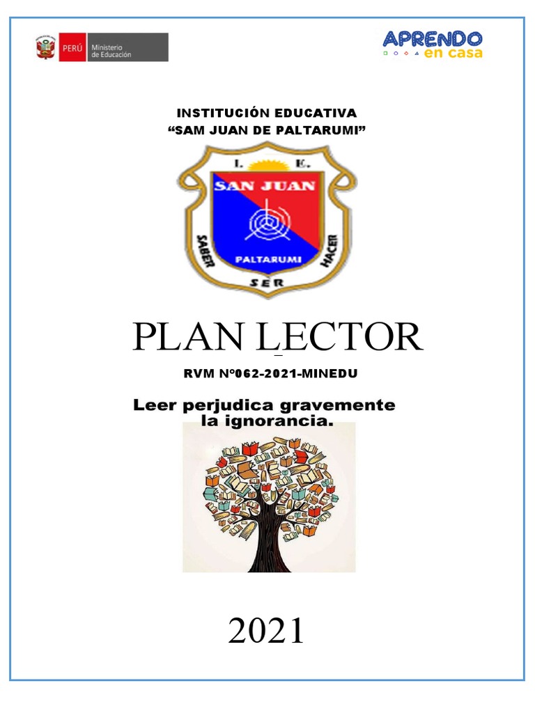 Plan Lector | PDF | Educación primaria | Método de enseñanza