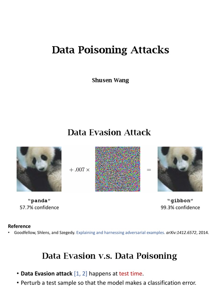 Data Poisoning Attacks: Shusen Wang | Download Free PDF | Artificial ...