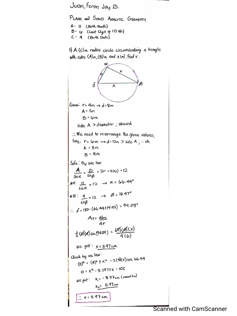 Analytic Geometry | PDF