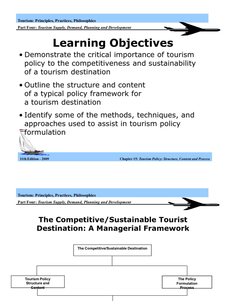 CH 15 | PDF | Tourism | Policy