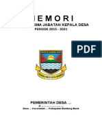 SOP Pemerintah Desa | PDF