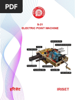 Point Machine FOR RAILWAY SIGNALING | PDF | Electric Motor | Clutch
