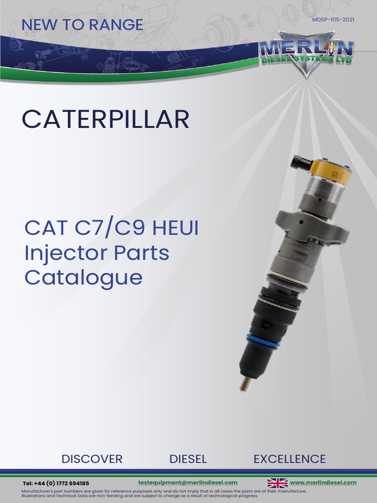 CAT C7 C9 HEUI Catalogue | PDF | Valve | Manufactured Goods