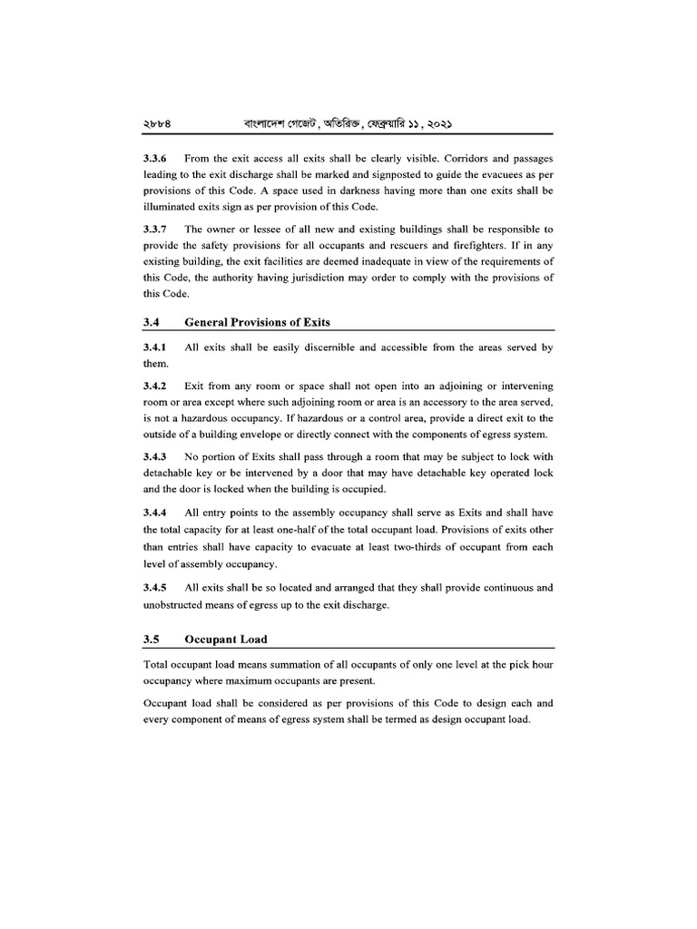 Table 4.3.1 Occupant Load Factor | PDF