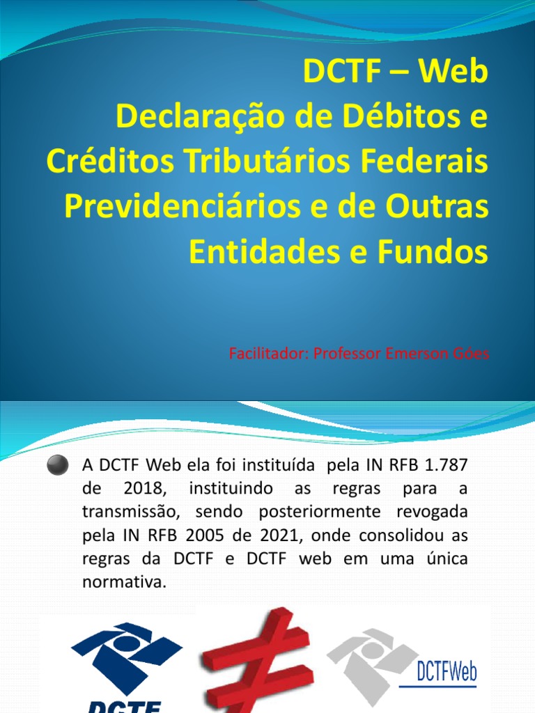 DCTF - Web | PDF | Economias