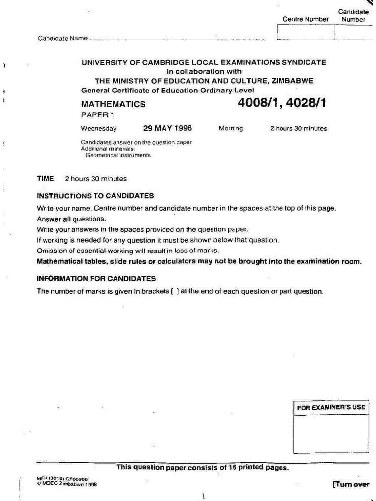 Maths Greenbook 1996 To 1998 | PDF