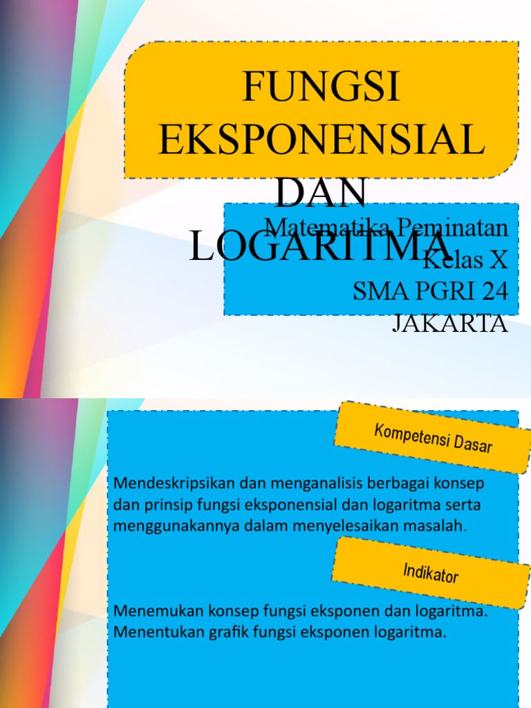 Fungsi Eksponensial Dan Logaritma | PDF | Komputer