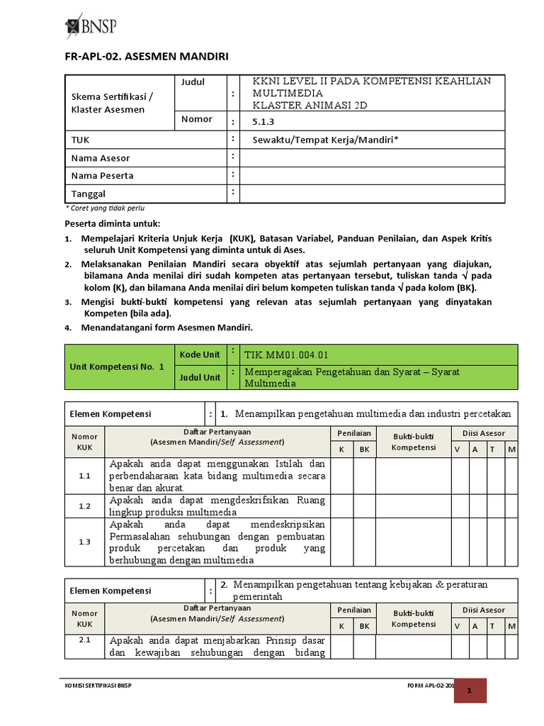 Form FR - Apl-02 | PDF
