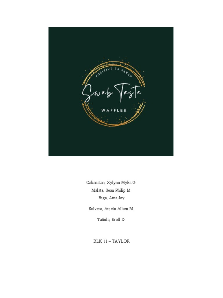 WAFFLE BUSINESS | PDF | Foods | Swot Analysis