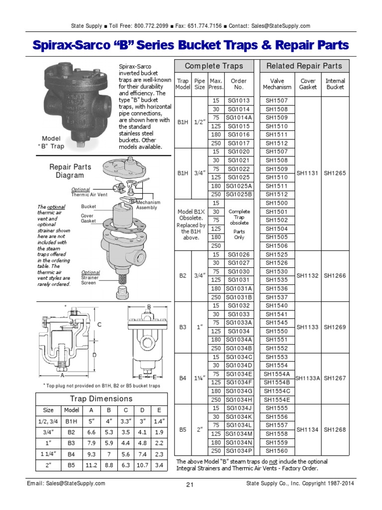 Bucket Inverted Traps B | PDF | Pipe (Fluid Conveyance) | Valve