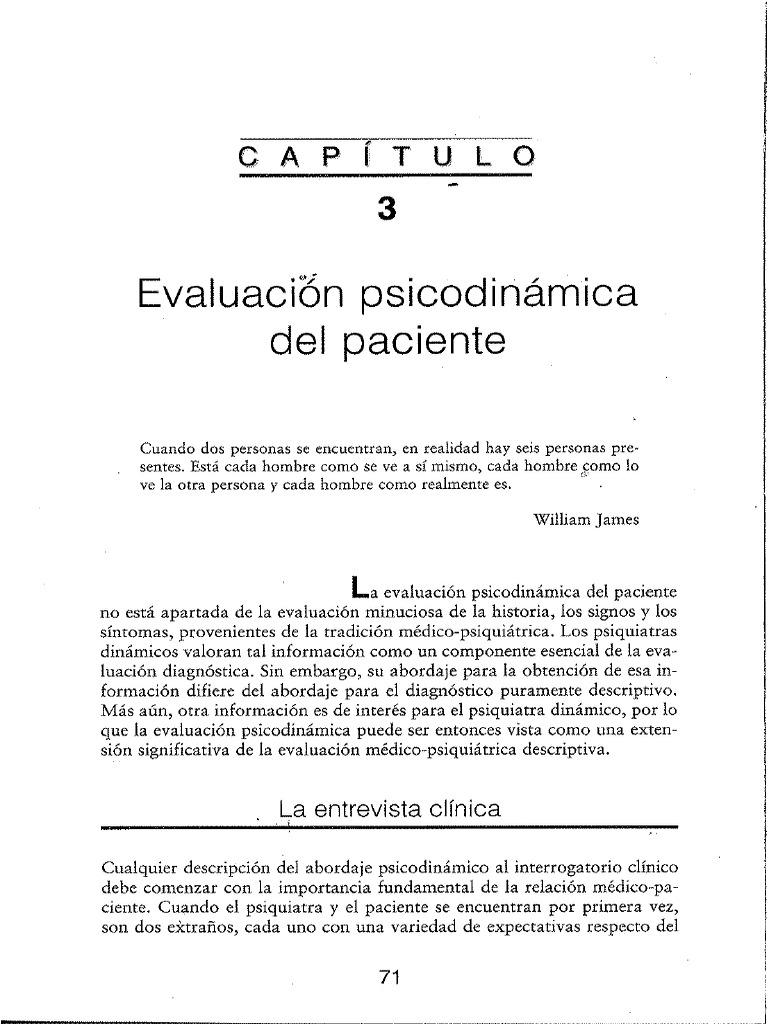 Psiquiatría Psicodinámica en La Práctica Clínica (Glen O. Gabbard) - 78 ... Psiquiatría Psicodinámica en La Práctica Clínica (Glen O. Gabbard) - 78 ...