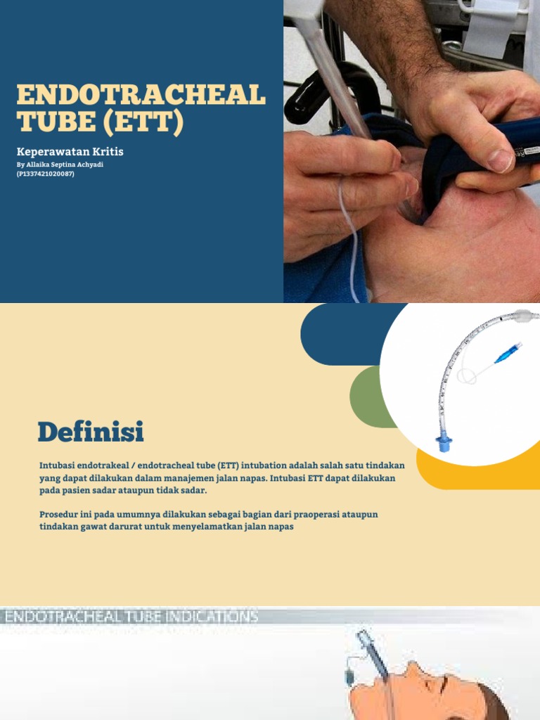 Endotracheal Tube (Ett) | PDF