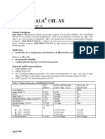 Datasheet Oil Shell Diala S4 ZX I | PDF | Transformer | Viscosity